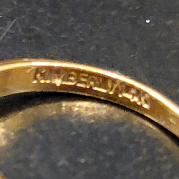 Jewelry | Vintage 14k Pure Yellow Gold Solitaire Pearl Kimberly Ring ...